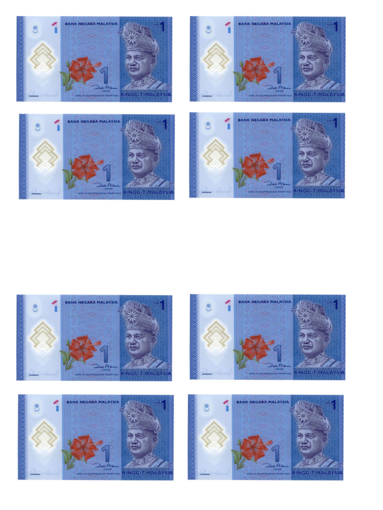 Duit Contoh RM1 | PDF