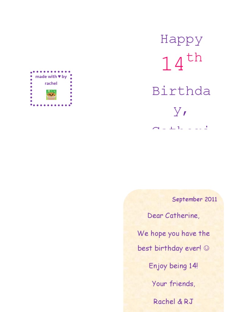 Card Template | PDF
