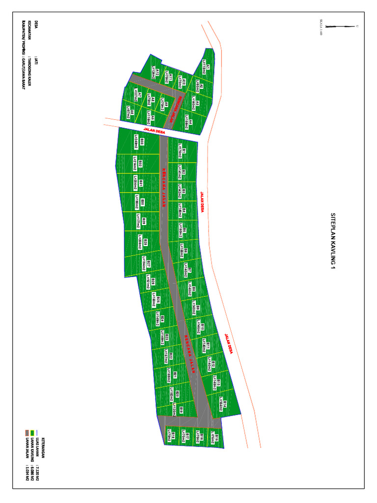 Siteplan Kavling 1 Rev - 240802 - 145634 | PDF