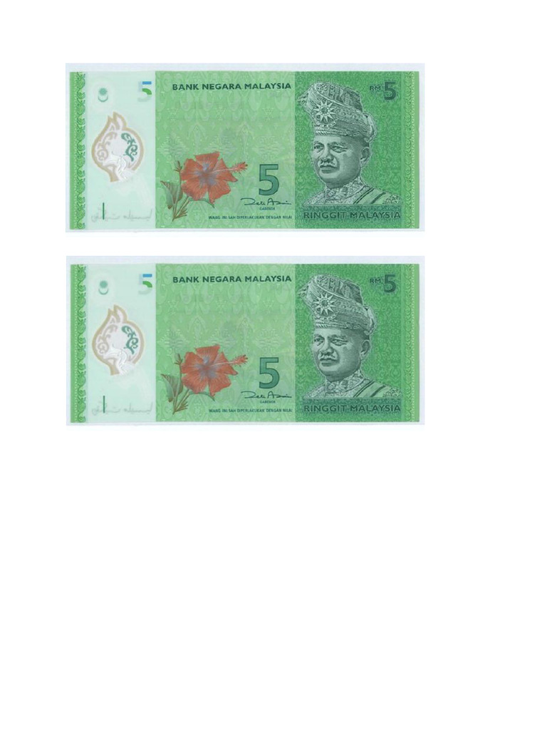 Duit Contoh RM5 | PDF