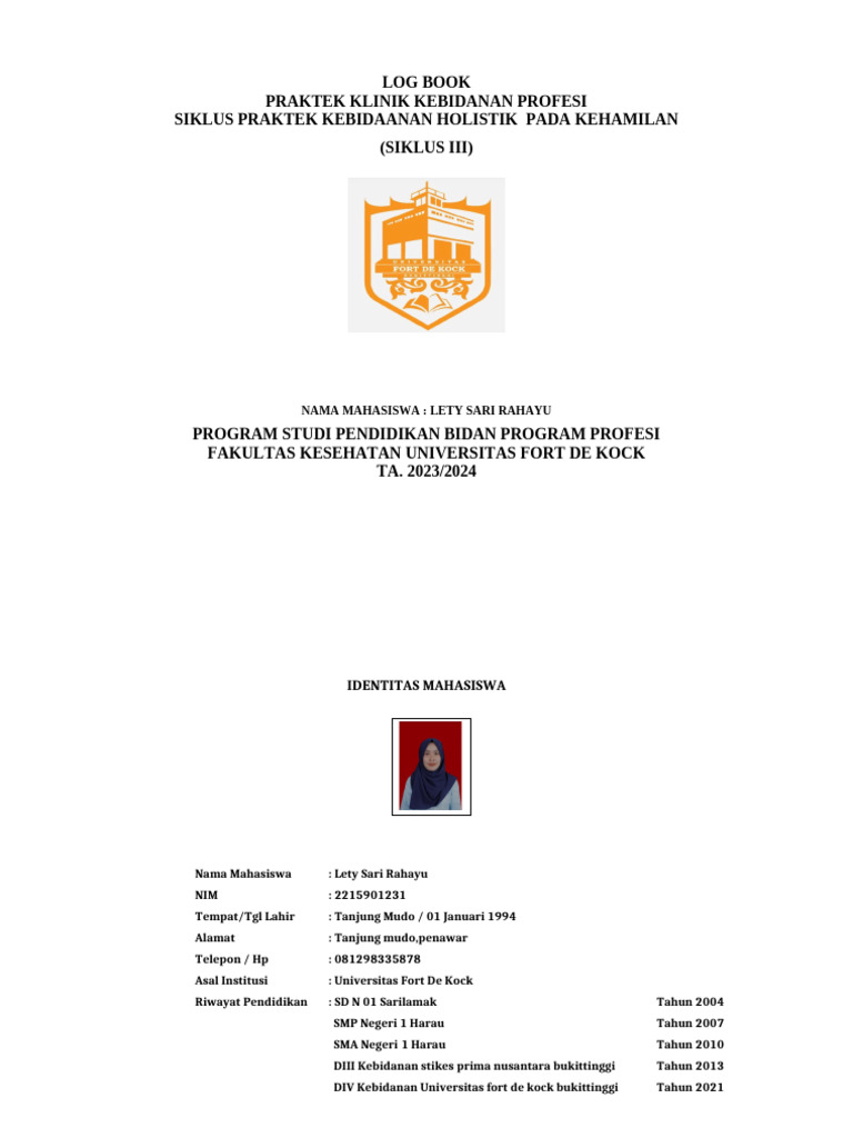 3 Logbook Lety Sari Rahayu | PDF | Vertebrates | Science & Mathematics