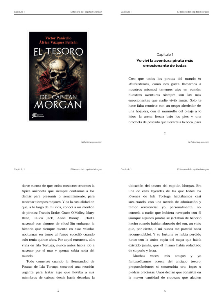 El Tesoro Del Capitan Morgan Capitulo 1 Horizontal 1 | PDF