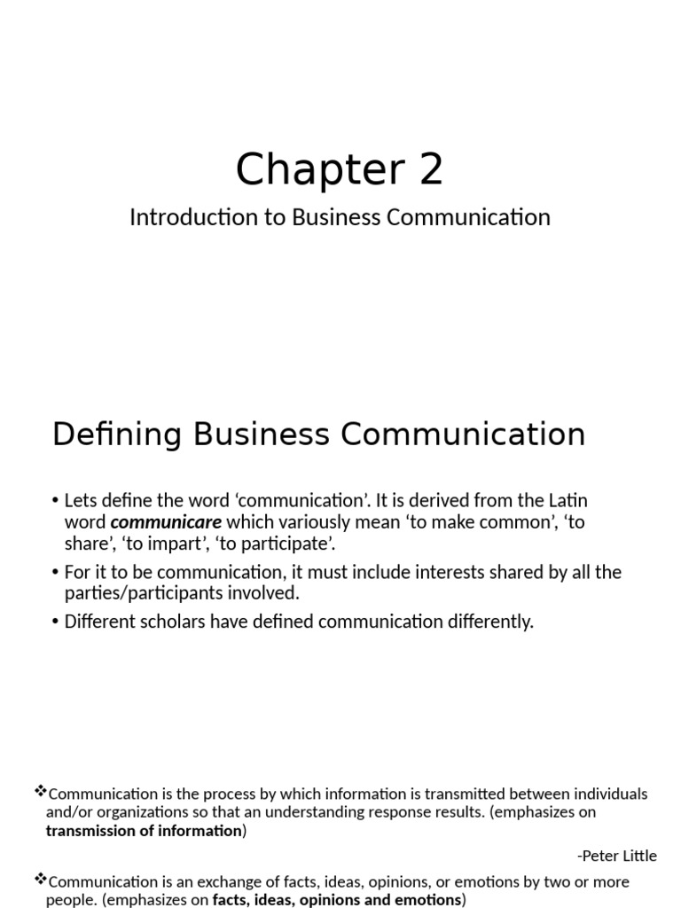 BBM III Chapter 2 | PDF