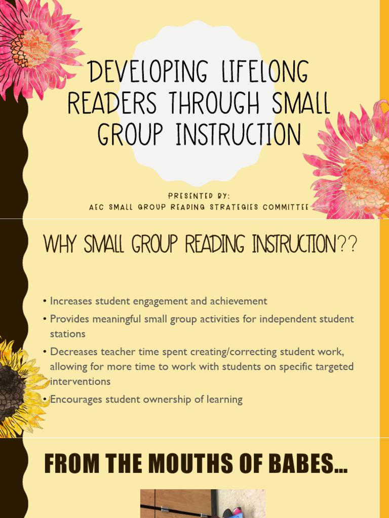 Small Group Reading Strategies2 | PDF