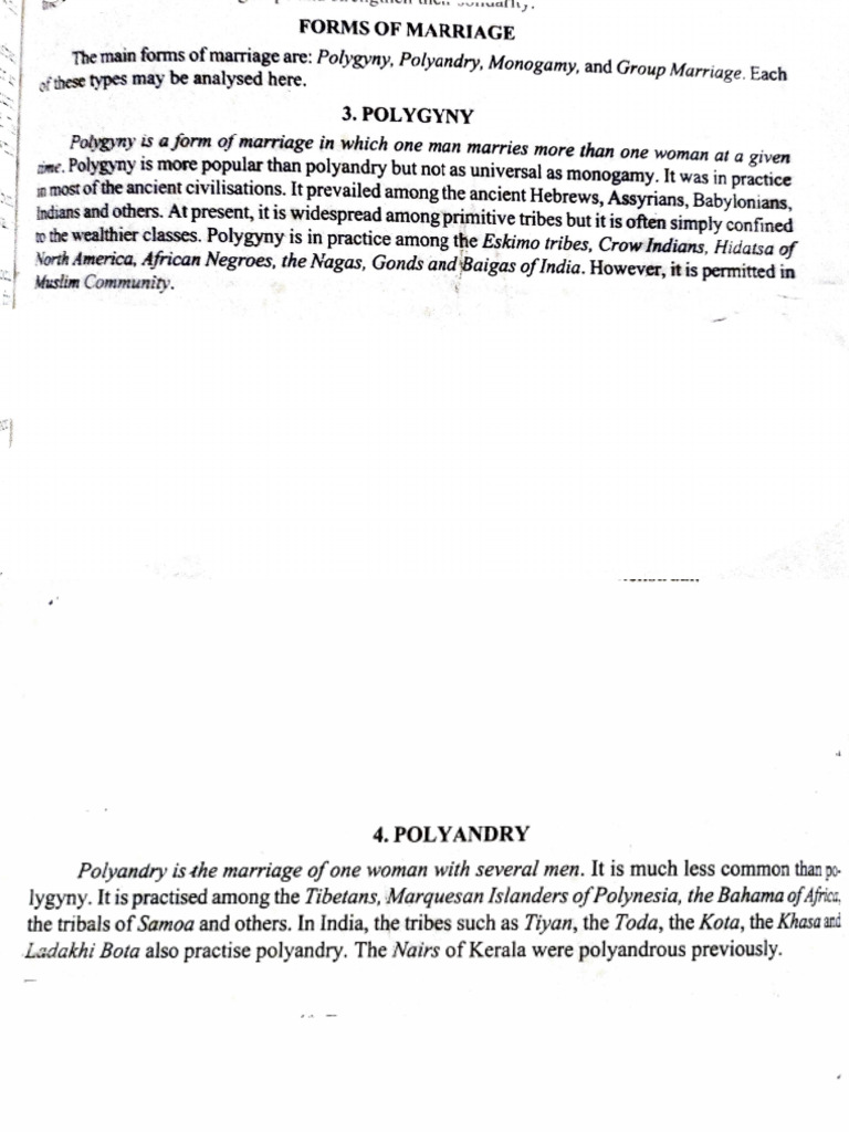 Forms of Marriage | PDF