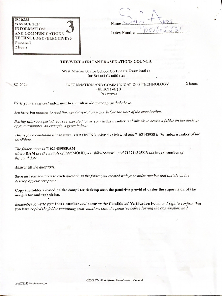 Elective ICT 2024 Practicals | PDF