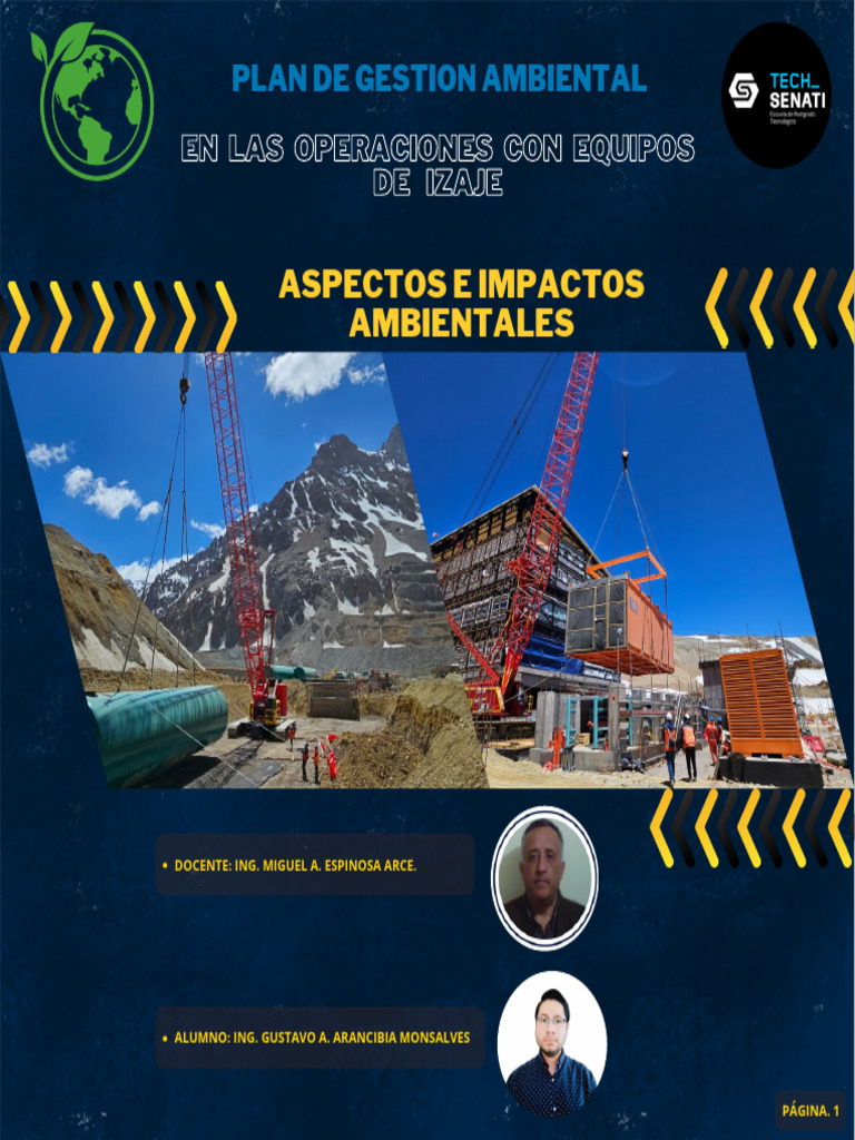 Aspectos e Impactos Ambientales - Alumno Gustavo Arancibia | PDF