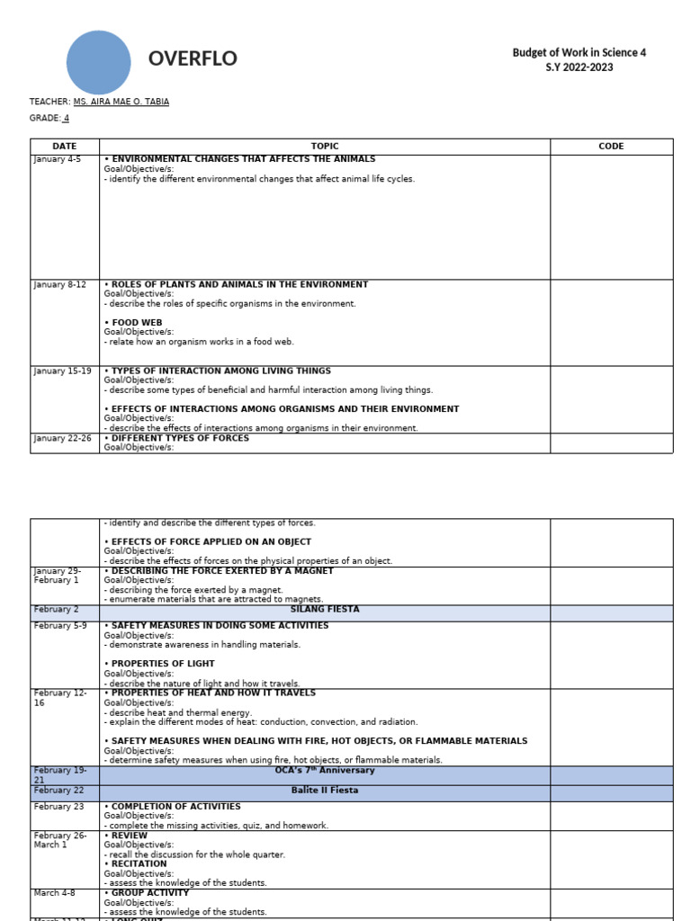 Bow Science 4- 4th Quarter | PDF