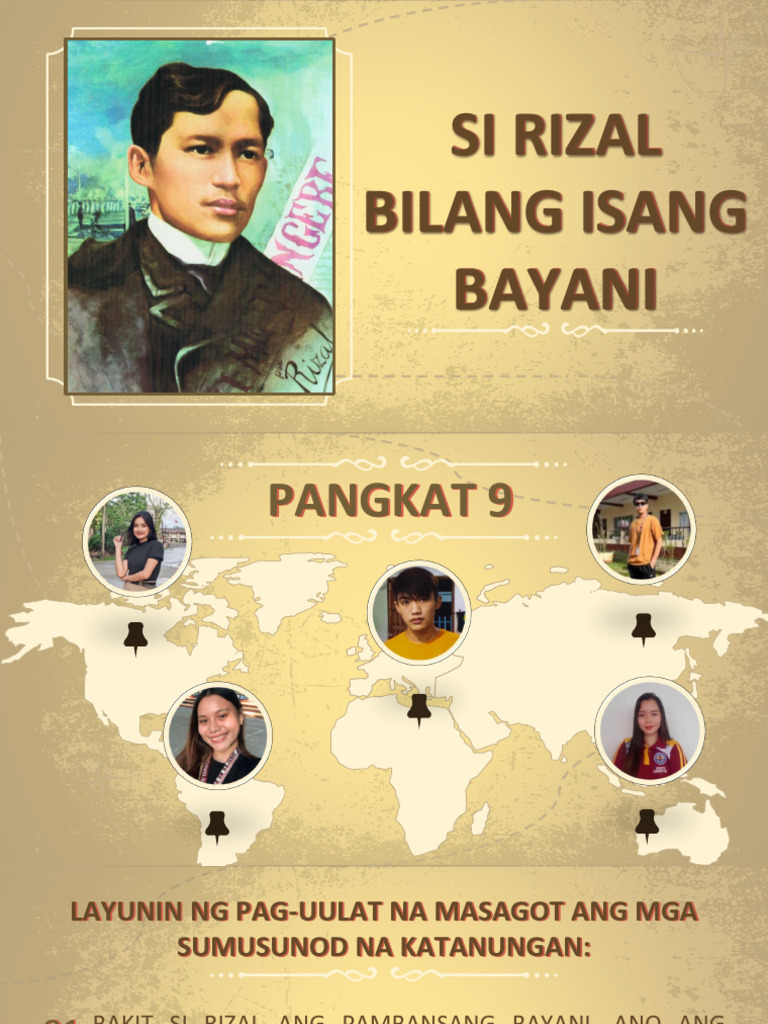 Group 9 Rizal Bilang Bayani | PDF
