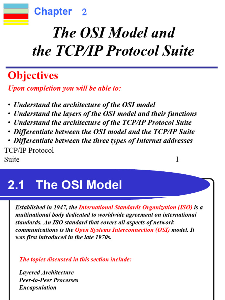 05_The OSI Model and the TCP_IP Protocol Suite-1 | PDF