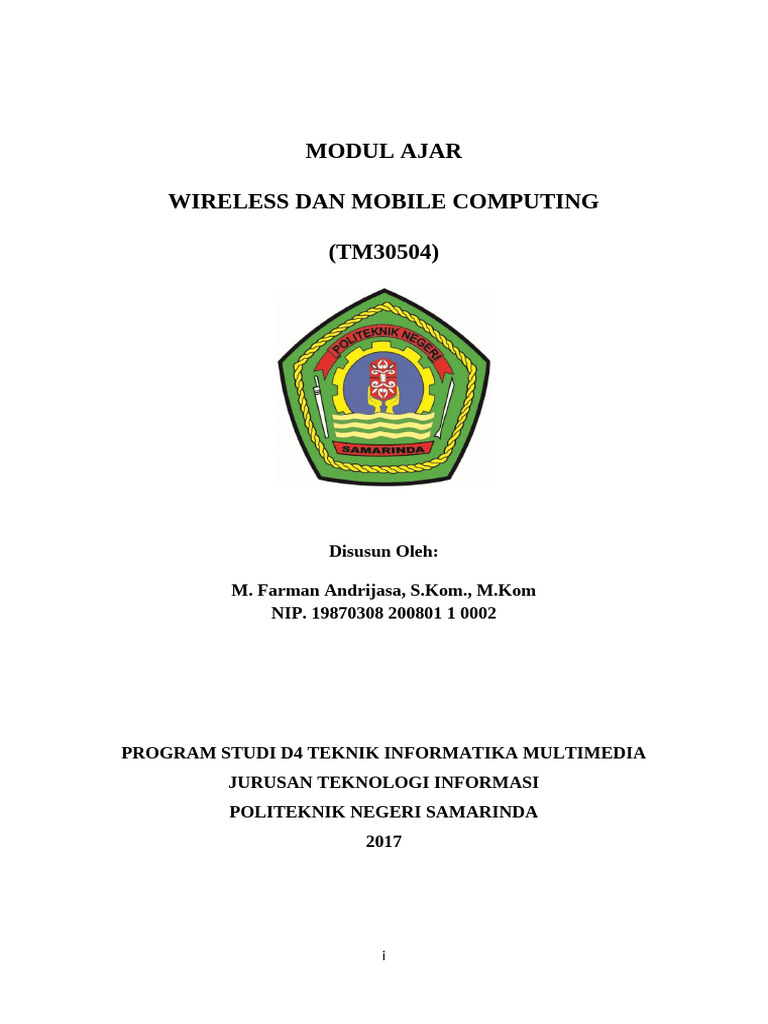 Halaman Modul Wireless Mobile Computing | PDF