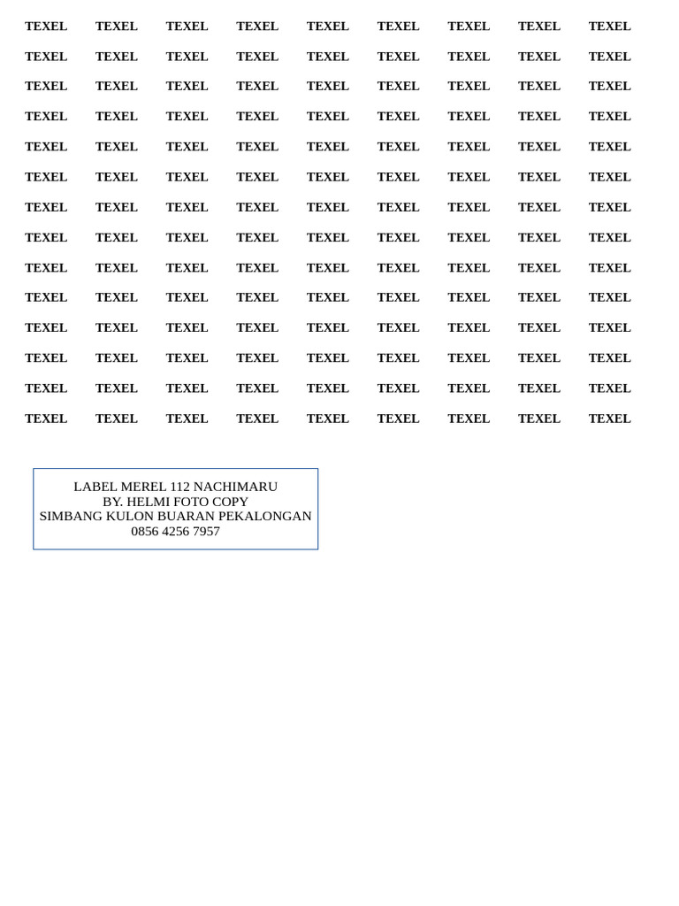 Label 112 Nachimaru | PDF