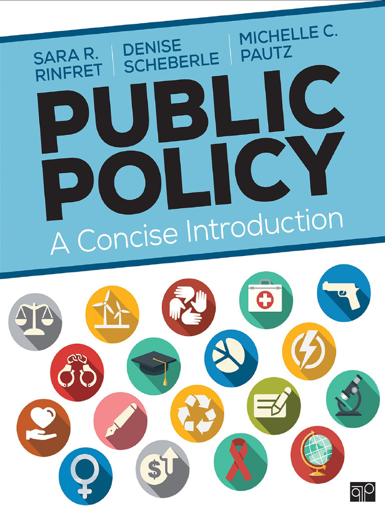 Public Policy A Concise Introduction by Sara R. Rinfret Denise ...
