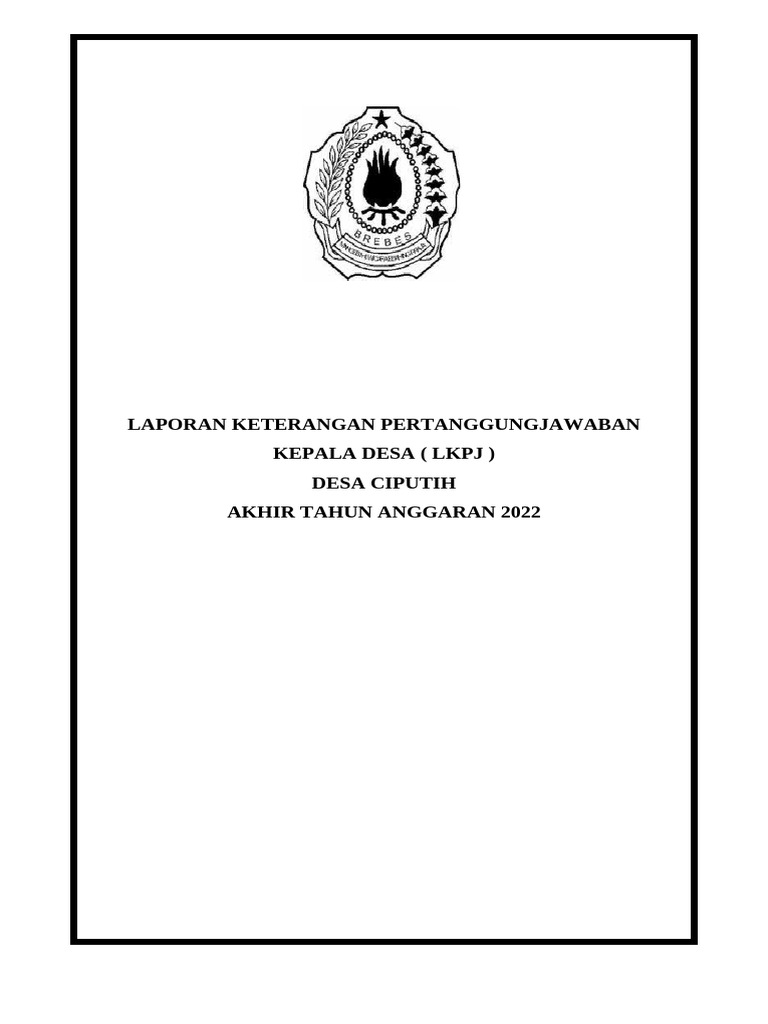 LKPJ Desa 2022 | PDF