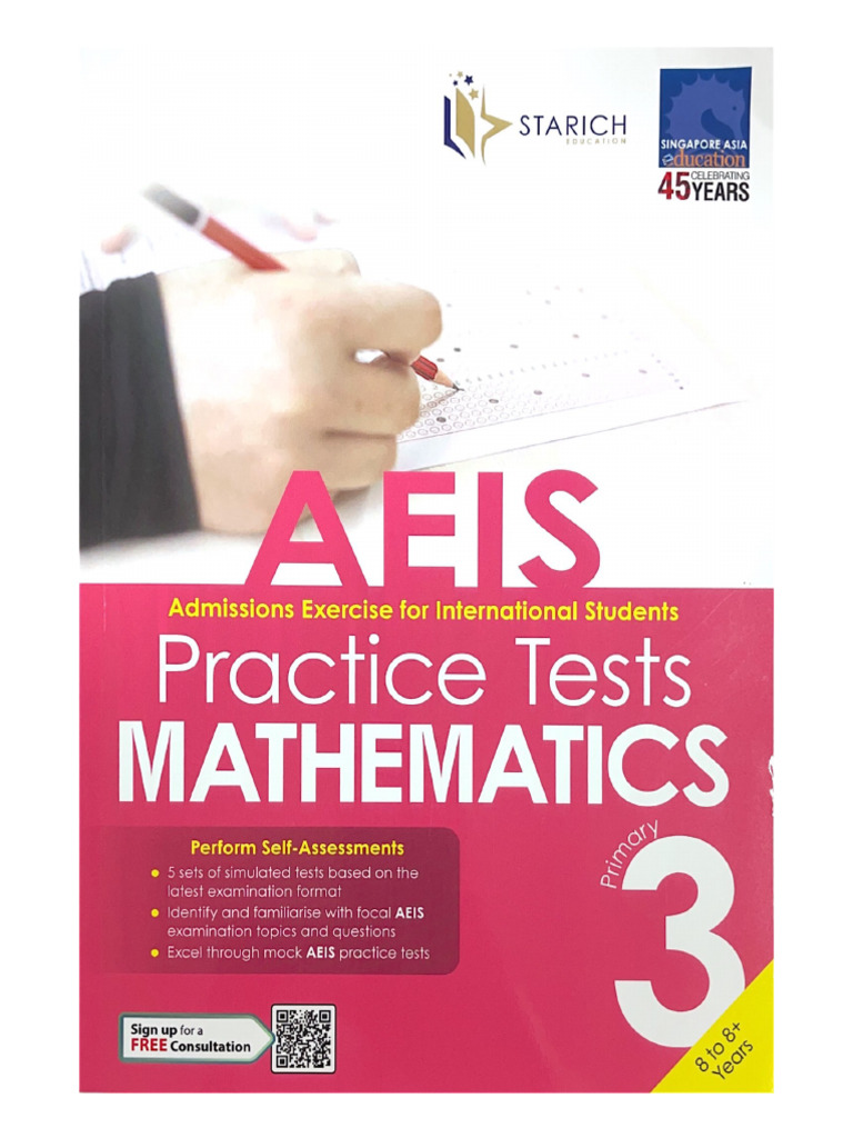 AEIS Maths Practice Tests For P3 (STARICH Education) | PDF