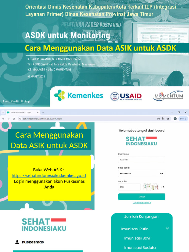 Cara Menggunakan Data Asik Untuk Asdk | PDF