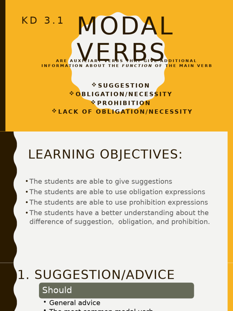 4 - Materi - Modal Verbs | PDF