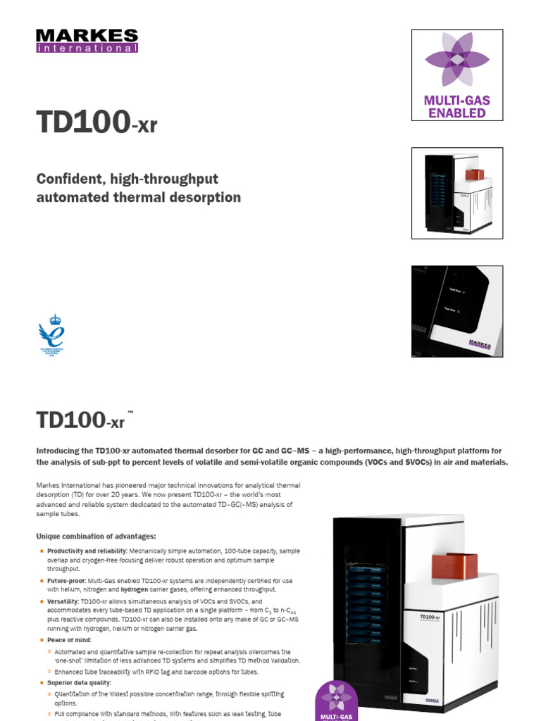 TD100 XR Brochure | PDF