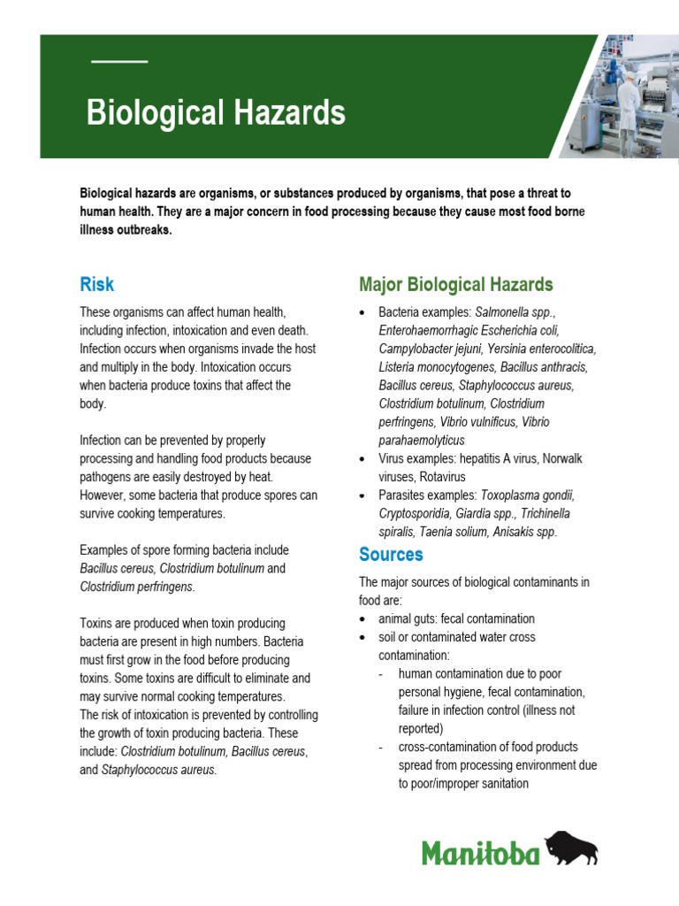 Biological Hazards | PDF