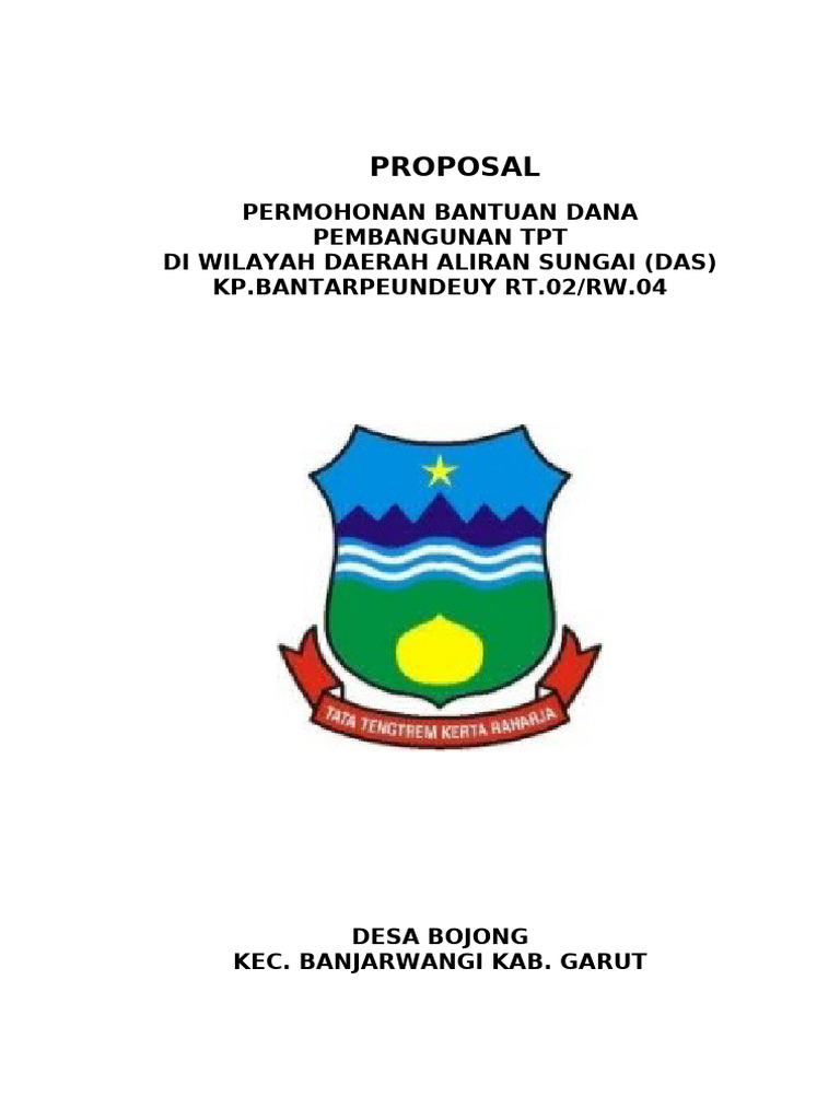 Proposal Bronjong Jembatan | PDF