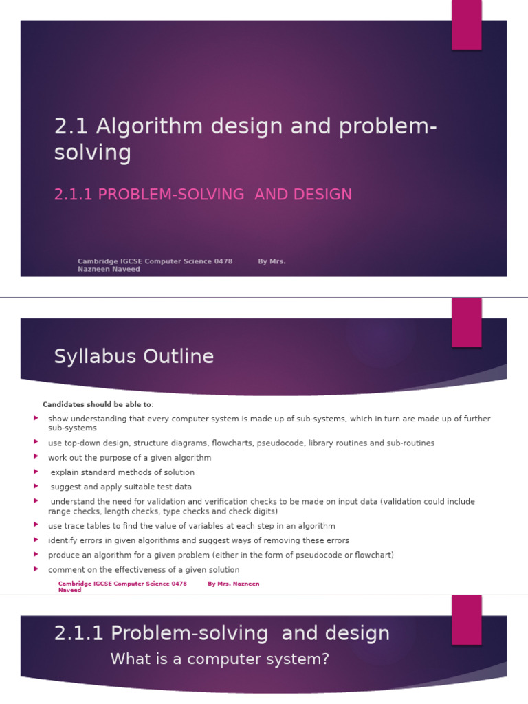 Chap9 Problem Solving &design | PDF