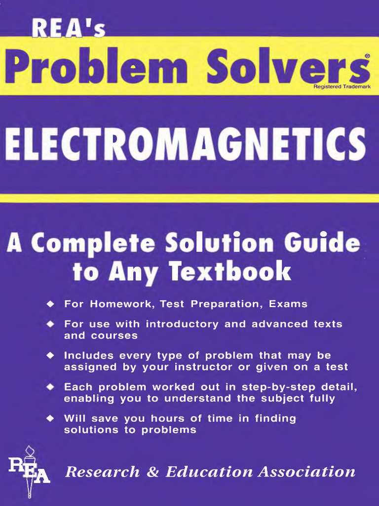 The Electromagnetics Problem Solver by The Staff of REA | PDF