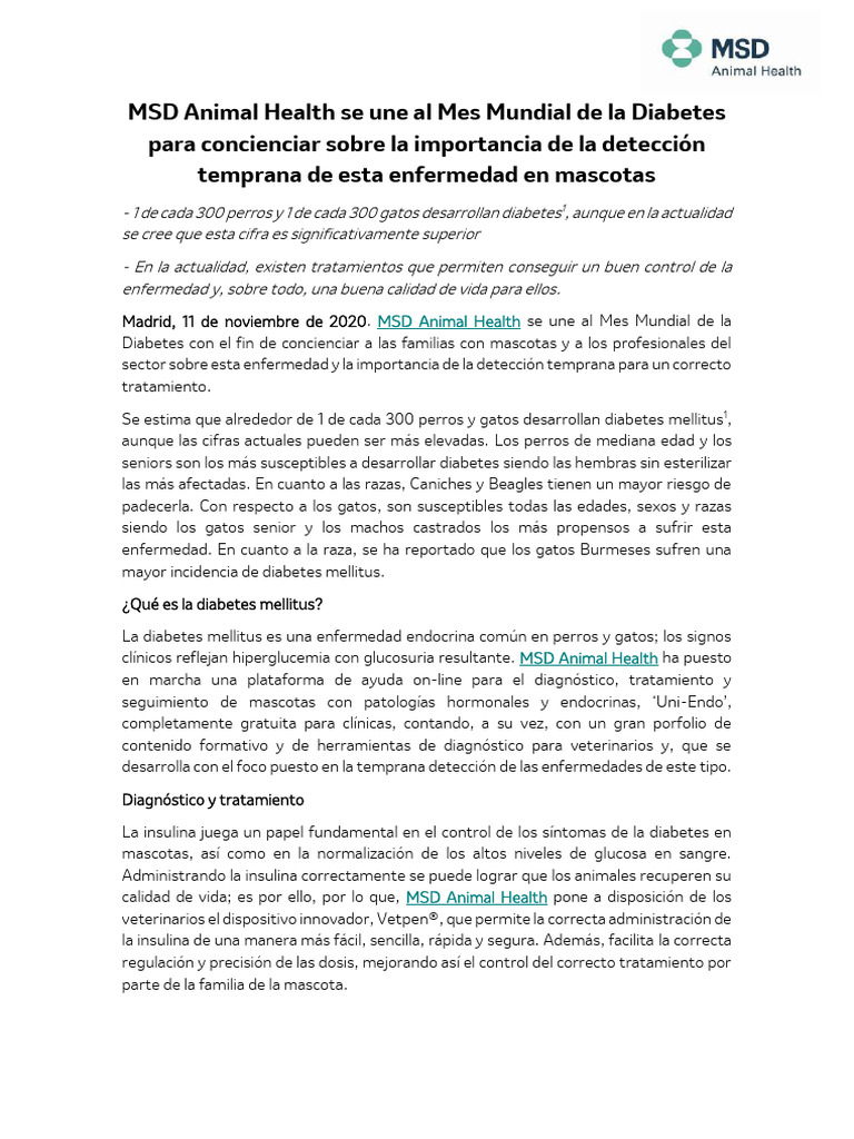 NDP - Mes de La Diabetes | PDF