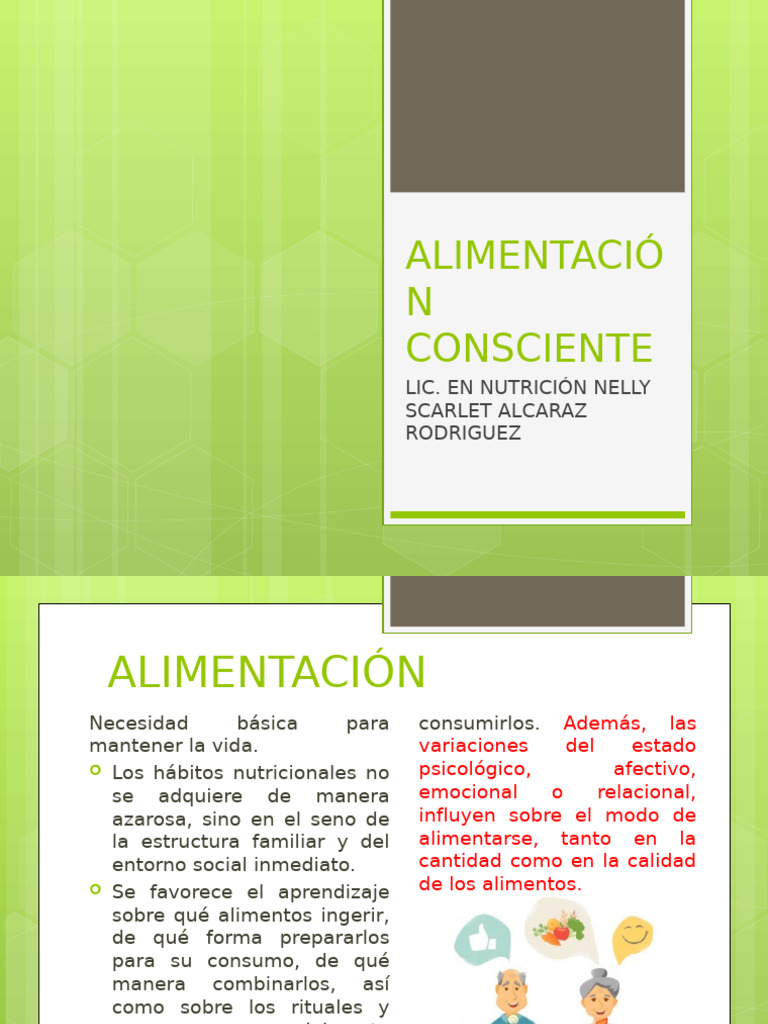 Alimentación Consciente | PDF
