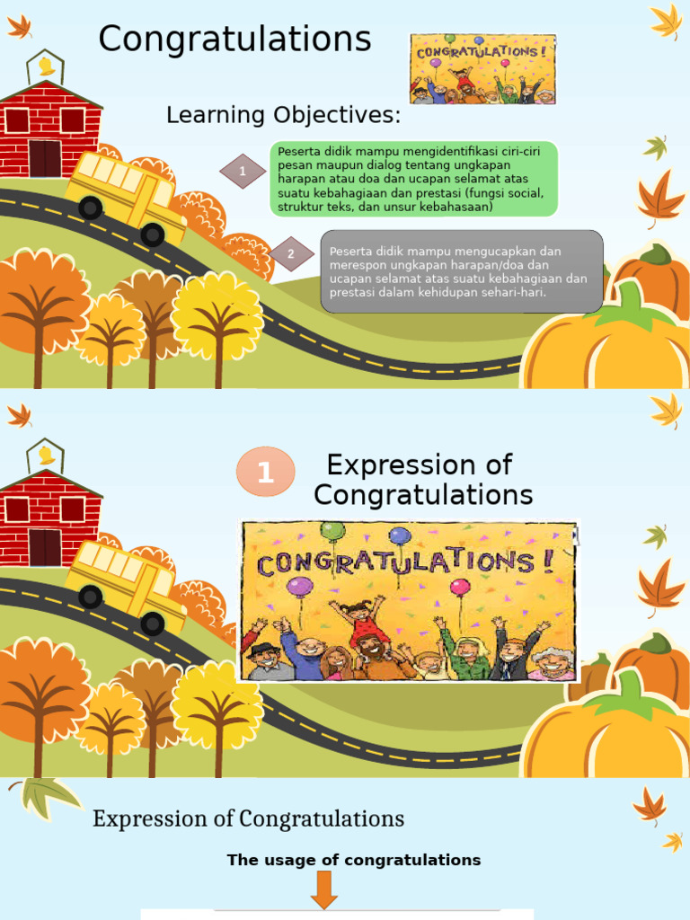 4 - Congratulations - Material Presentation | PDF