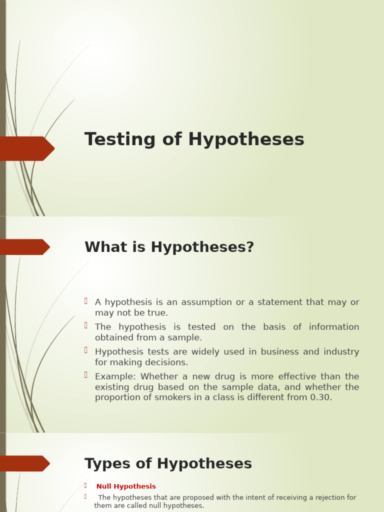 Module 3 - Hypothesis Testing-1 | PDF