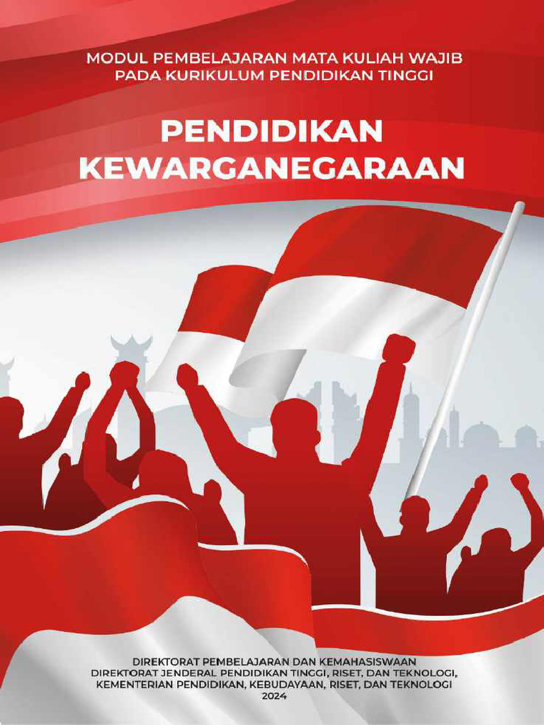 Modul Pembelajaran Mata Kuliah Wajib Pada Kurikulum Pendidikan Tinggi Pendidikan Kewarganegaraan ...