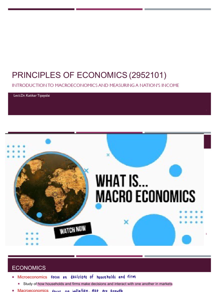 Lecture Slides (Macro) 1 | PDF
