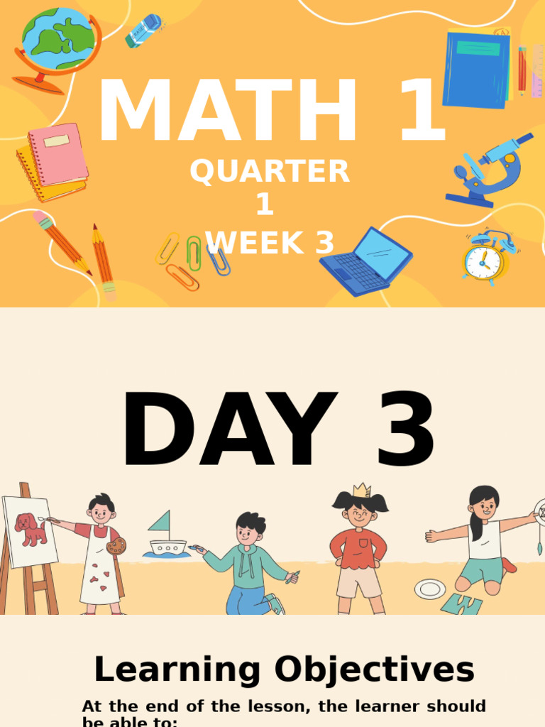 Math 1 - Q1 - Week4 PPT Day3 | PDF