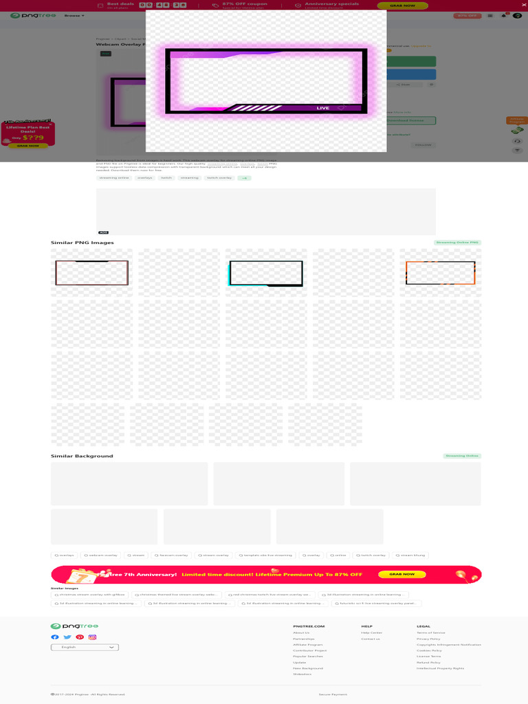 Webcam Clipart Vector, Webcam Overlay For Streaming Online, Streaming Online, Overlays, Twitch ...