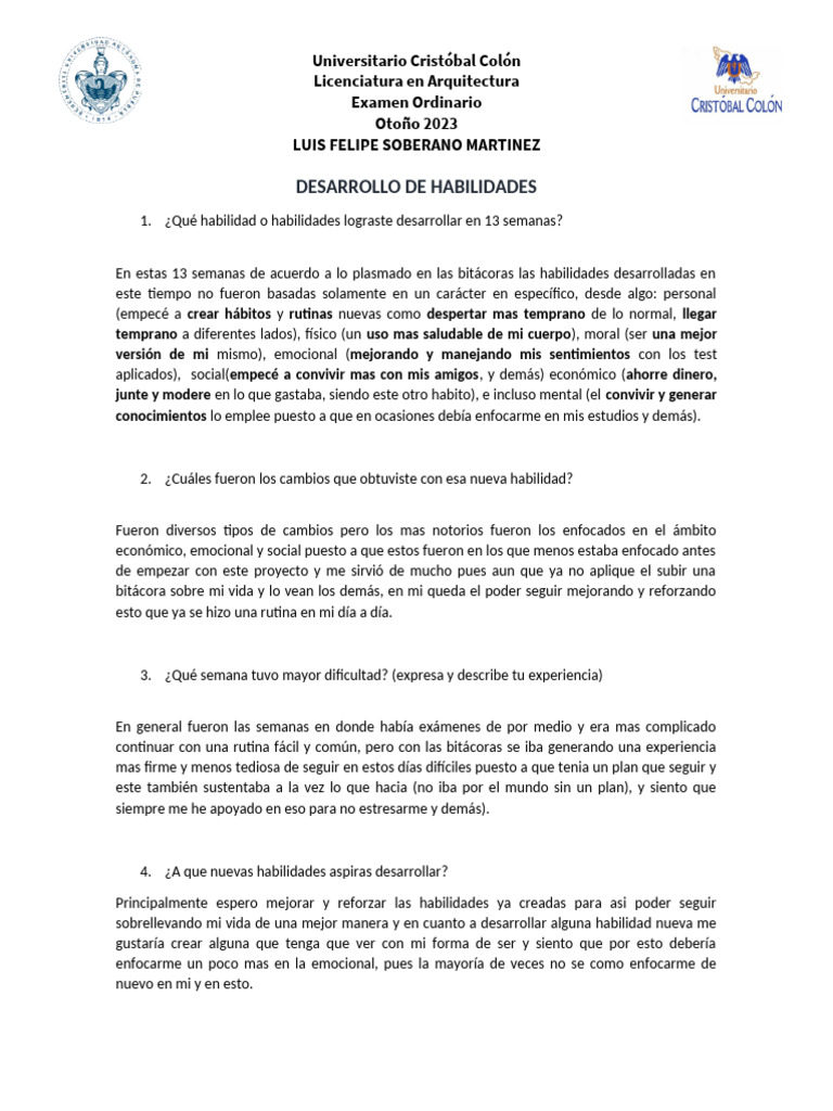 Examen Ordinario Arqui | PDF