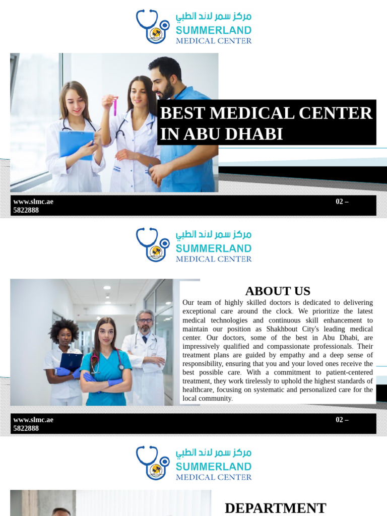 Best Medical Center in Abu Dhabi | PDF | Medicine | Health Care
