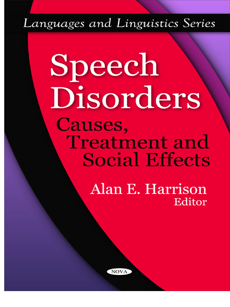 Speech Disorders Causes Treatment and Social Effects Causes Treatment ...