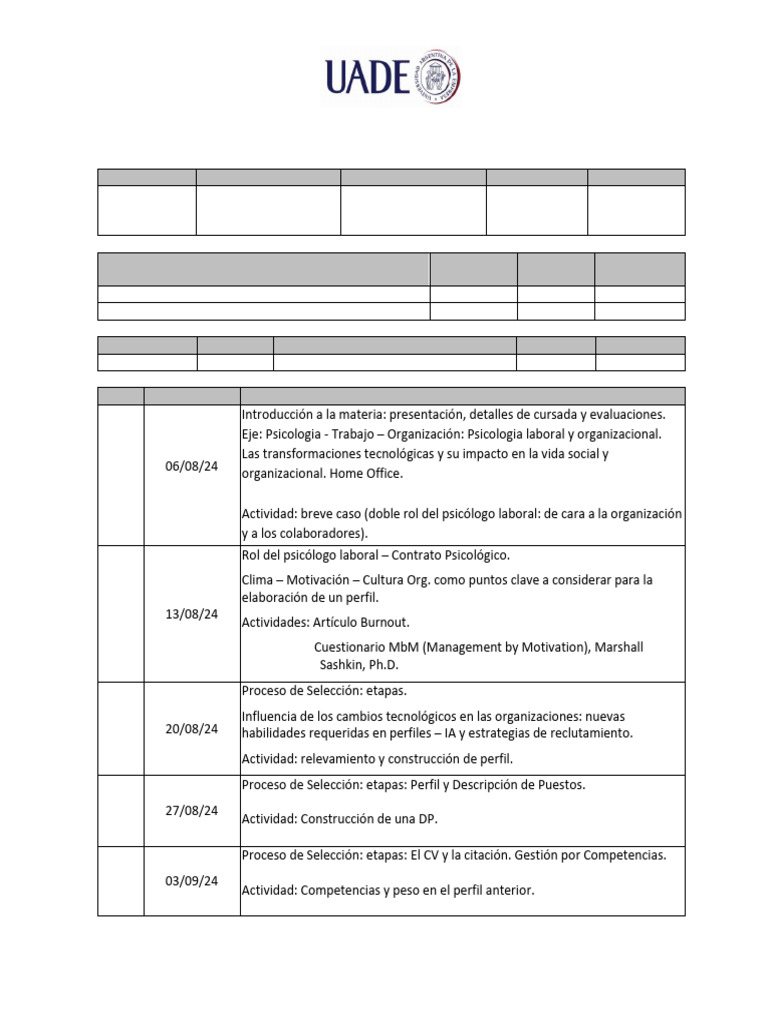 Cronograma Seleccion 2024 2C_VF | PDF
