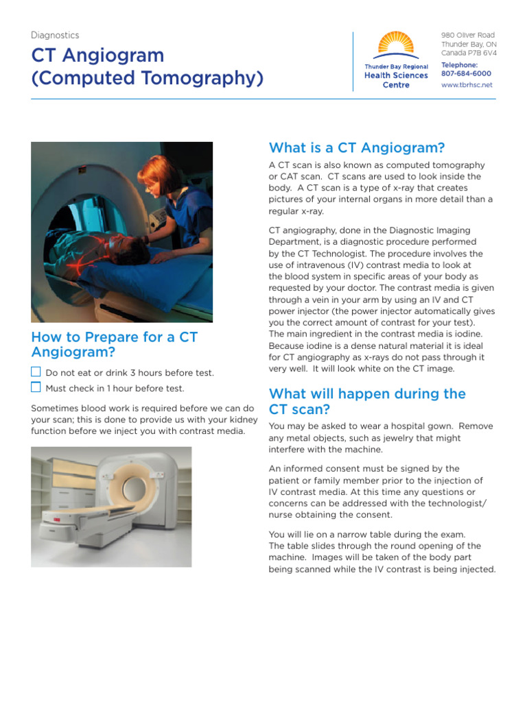 Diagim 23 CT Angiogram | PDF
