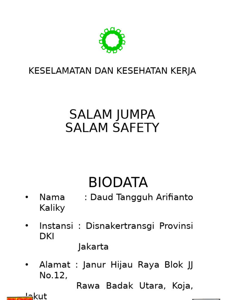 K3 Undang-Undang No.1 Tahun 1970 | PDF