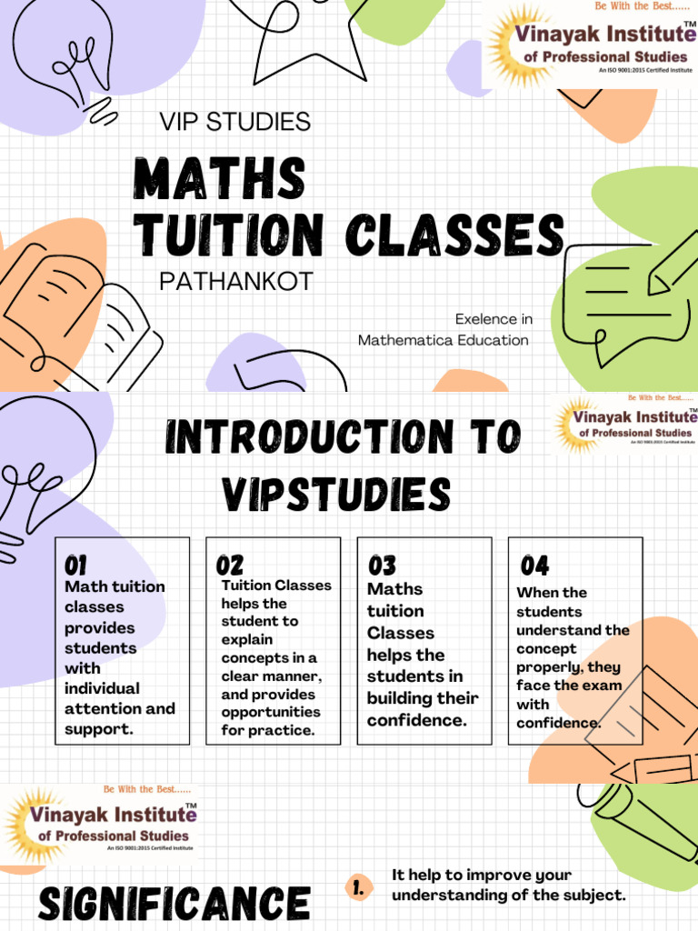 Maths Tuition Classes | PDF