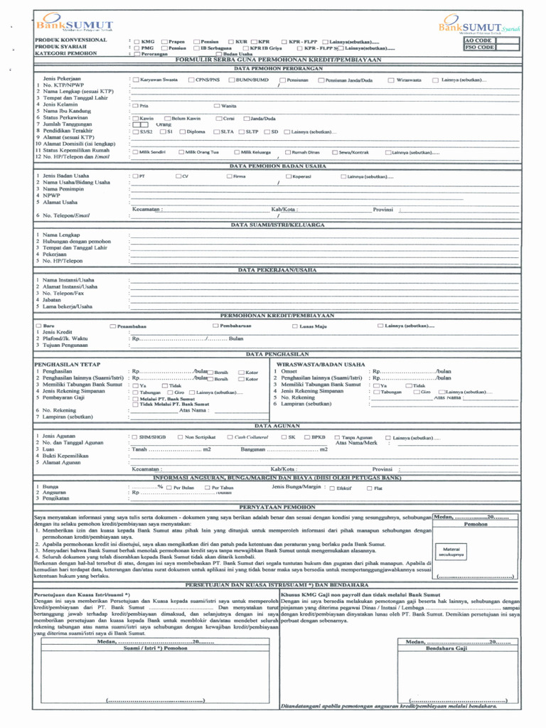 Form Permohonan | PDF