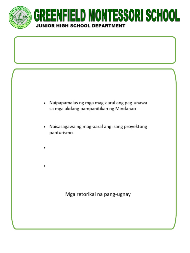 Lesson 4 Filipino 7 | PDF | Philippines | Southeast Asia
