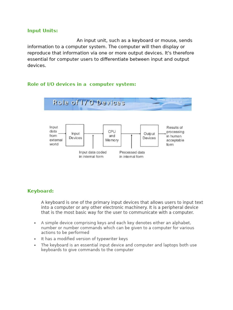 Unit 2 | PDF | Printer (Computing) | Image Scanner