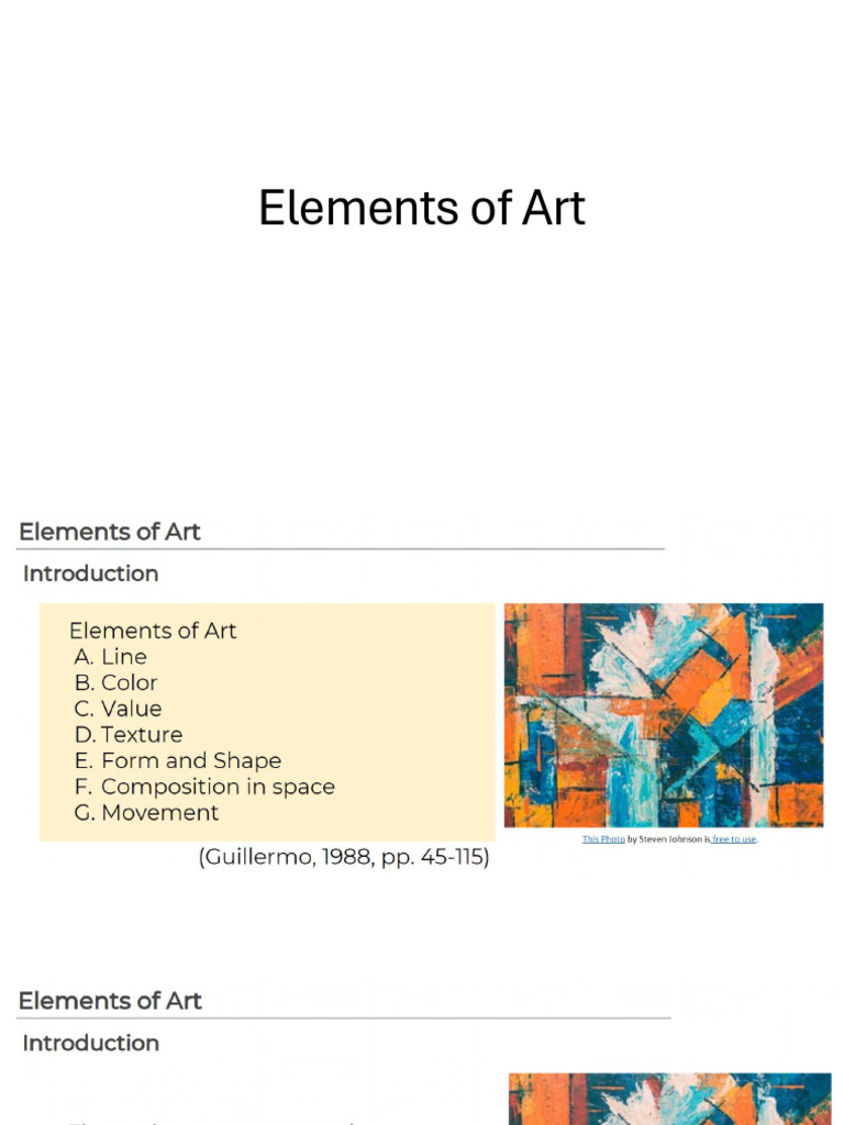 Elements of Art 2 | PDF