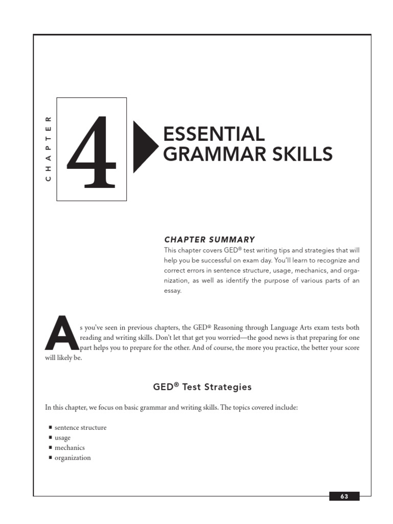 Grammar Reading Skills | PDF