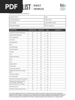 Telehandler Updated Daily Inspection Checklist | PDF
