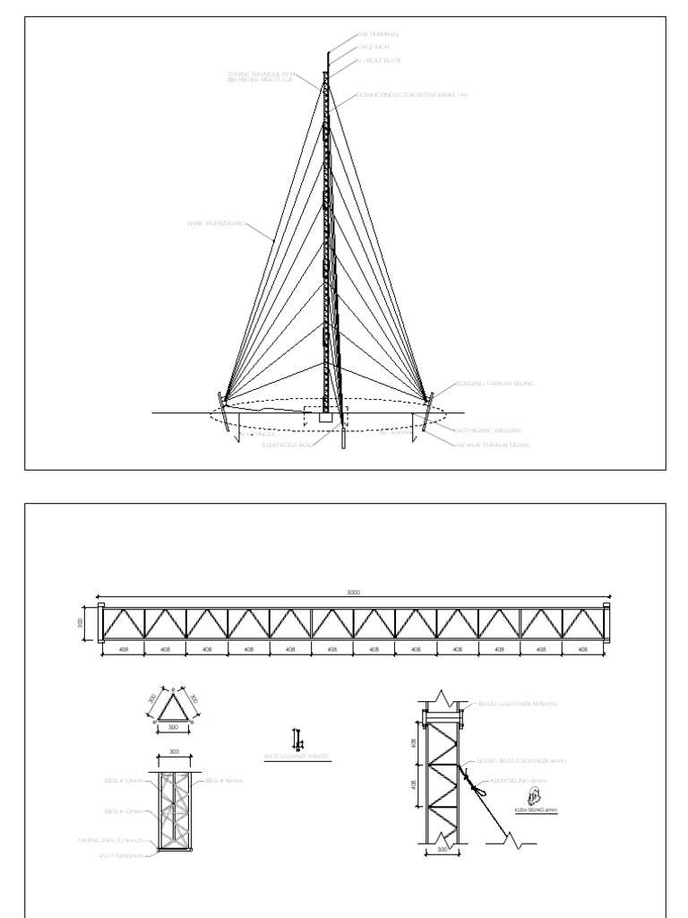 Tower Triangle 35m Construction Parts | PDF