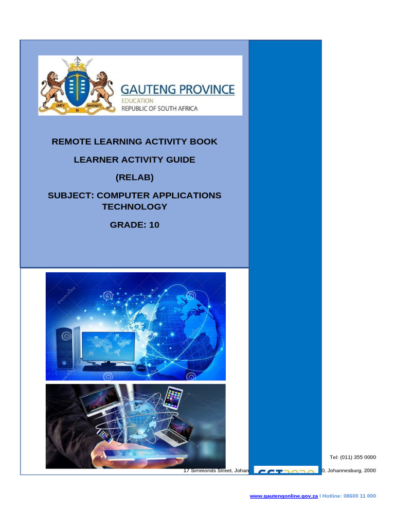 Grade 10 Computer Applications Guide | PDF | World Wide Web | Internet ...