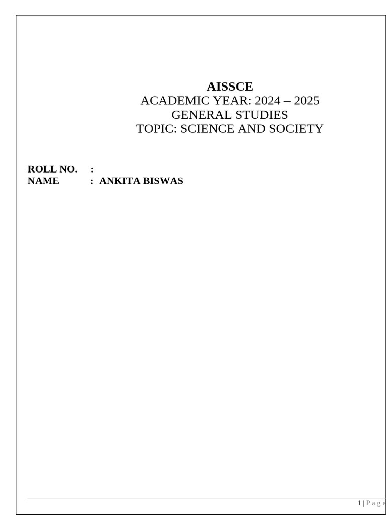 GENERAL STUDIES | PDF